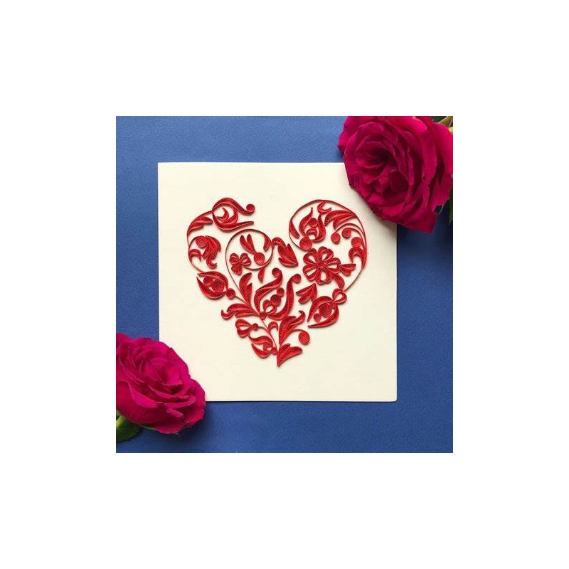 Collection de cartes postales -Quilling-