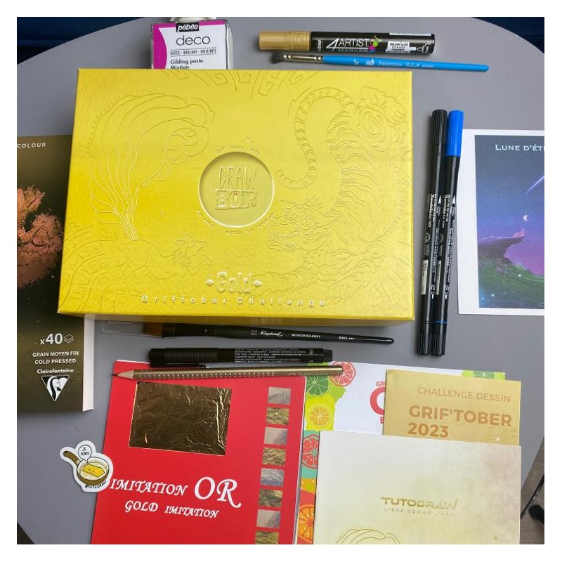 Drawbox-gold Griftoberchallenge2023 by Tutodraw