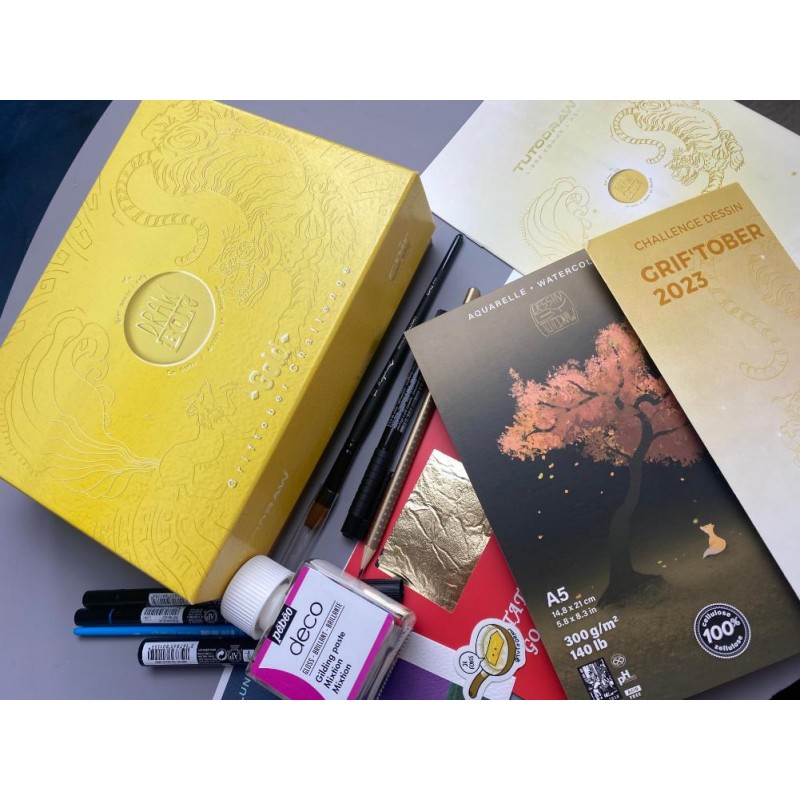 Drawbox-gold Griftoberchallenge2023 by Tutodraw