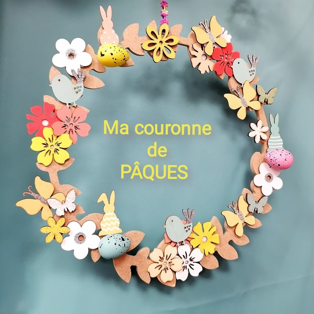 Tuto "Ma couronne de Pâques"